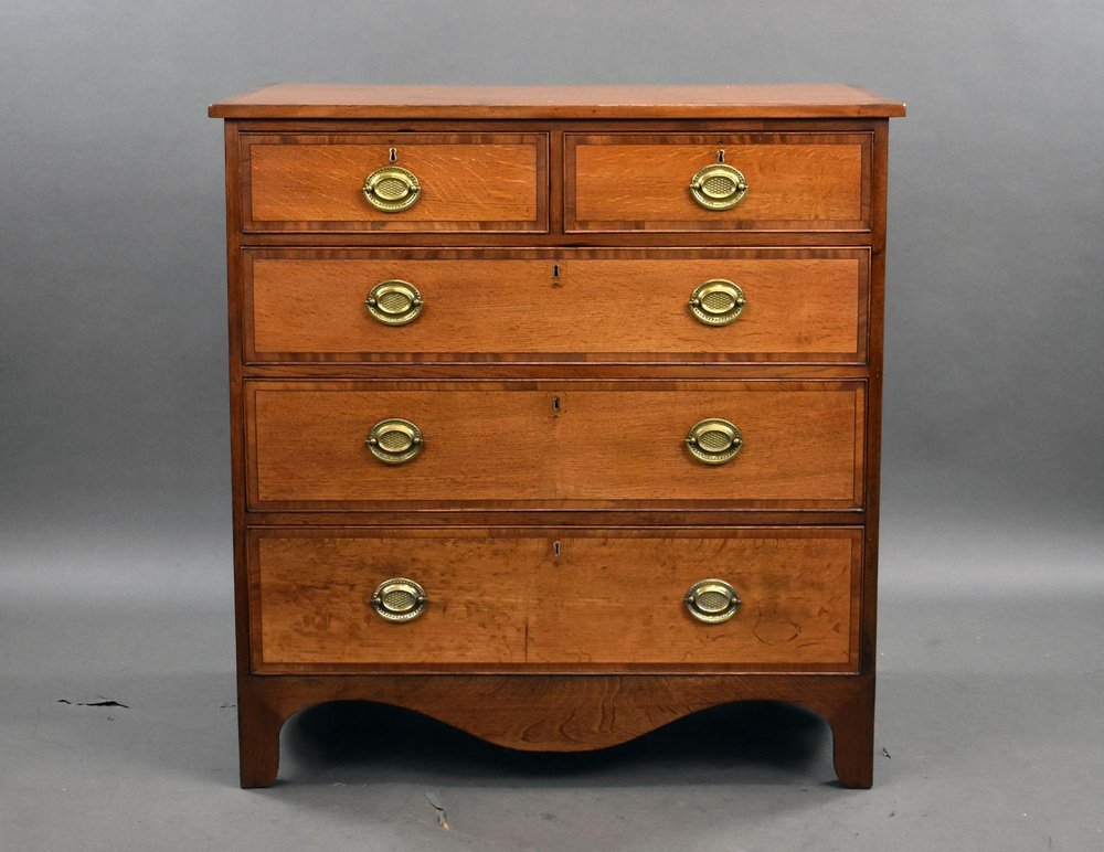 Victorian Oak Chest Drawers, 1890 for sale at Pamono