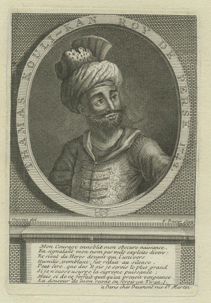 Daumont, King Nader Shah, Thamas Koulikan, 18th Century, Engraving for ...