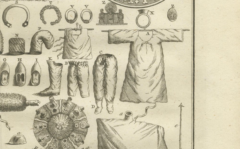 Egyptian Dress and Jewelry and Camel Transport, 1776, Paper for sale at ...