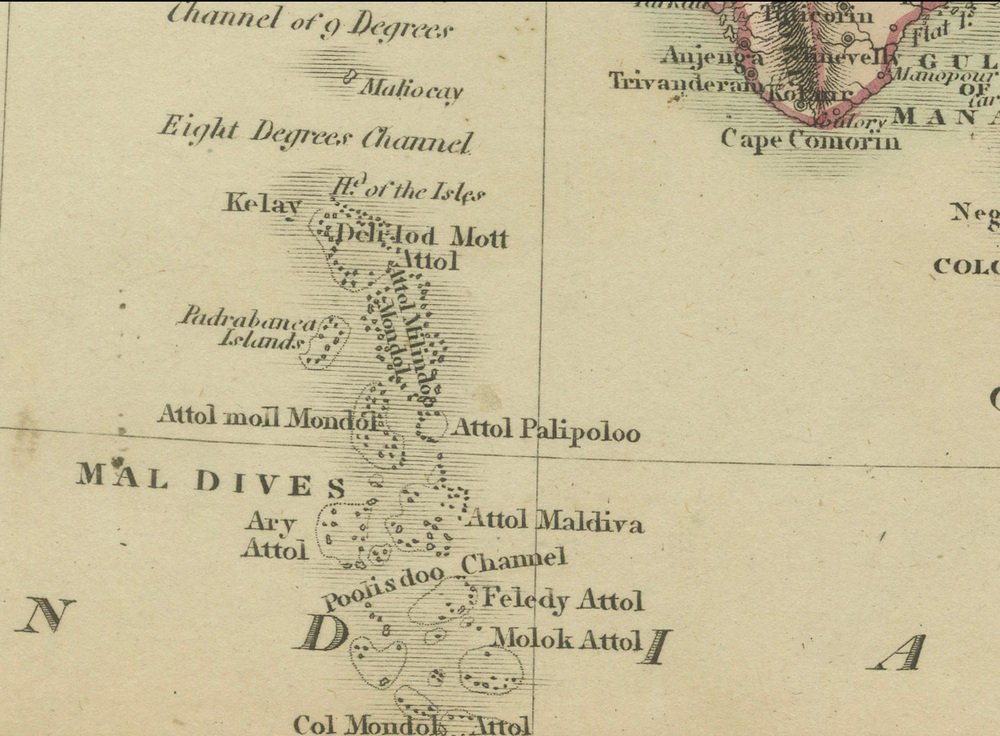 Map of Hindoostan British India by C. Smit, 1808 for sale at Pamono