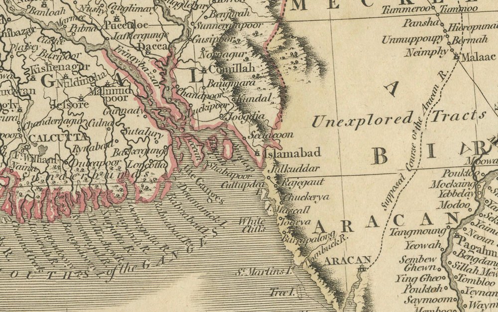 Map of Hindoostan Detailed British Cartography of India by John Cary ...