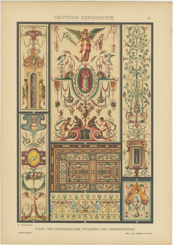 Compilation of German Renaissance Artwork from Der Ornamentenschatz ...
