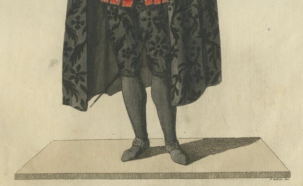 Schwan, Knight of the Order of Saint Hubert, 18th Century, Hand-Colored ...