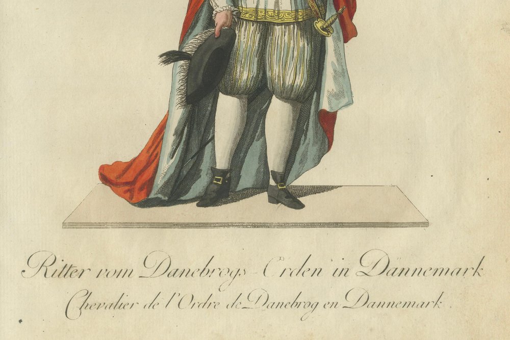 Schwan, Knight of the Order of Dannebrog, 1791, Print for sale at Pamono