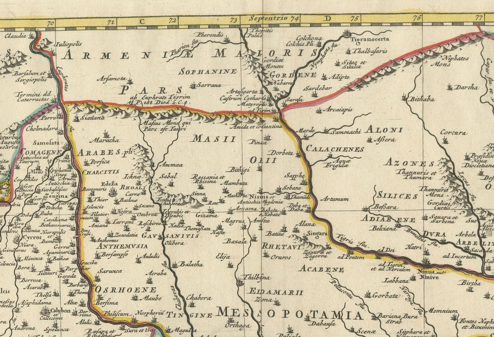 Map of Ancient Assyria for sale at Pamono