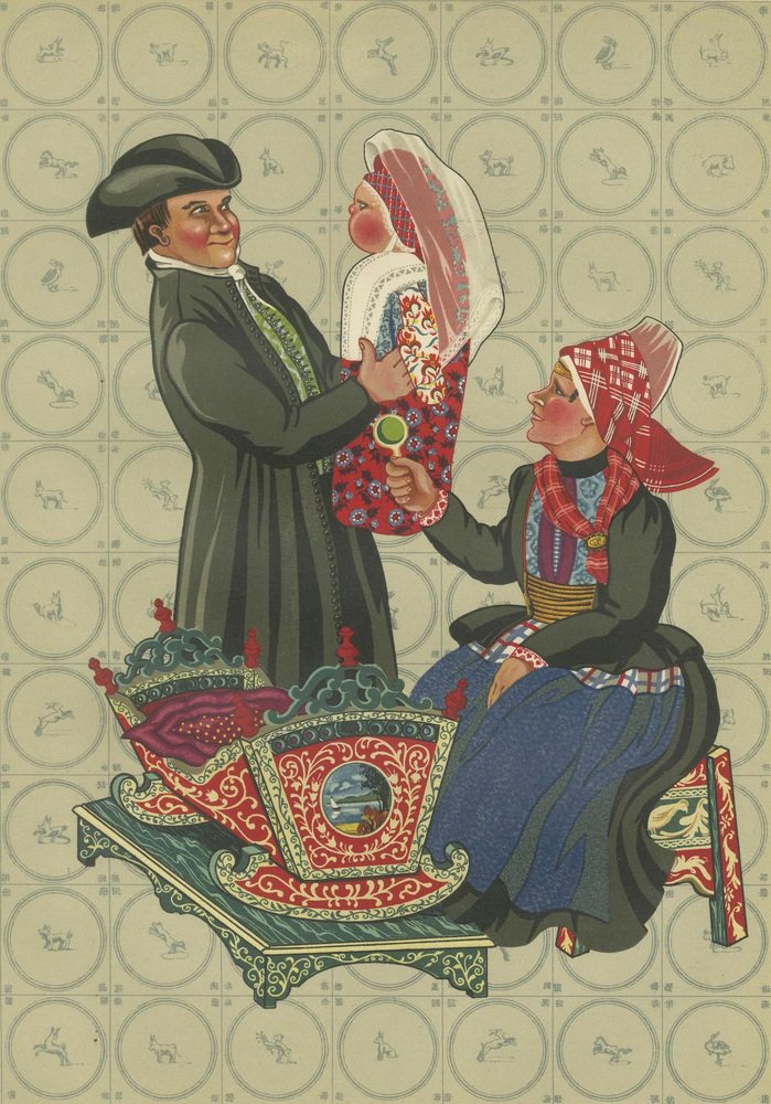 Gratiane de Gardilanne and Elizabeth Whitney Moffatt, Hindeloopen ...