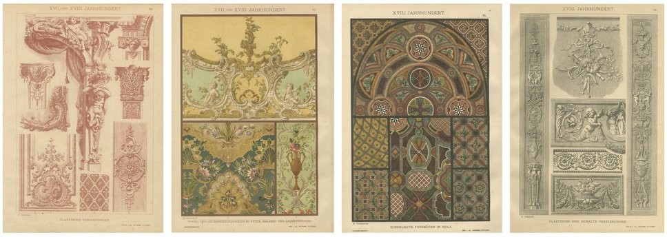 H. Dolmetsch, German Renaissance Prints, 1887, Paper, Set of 4 for sale ...