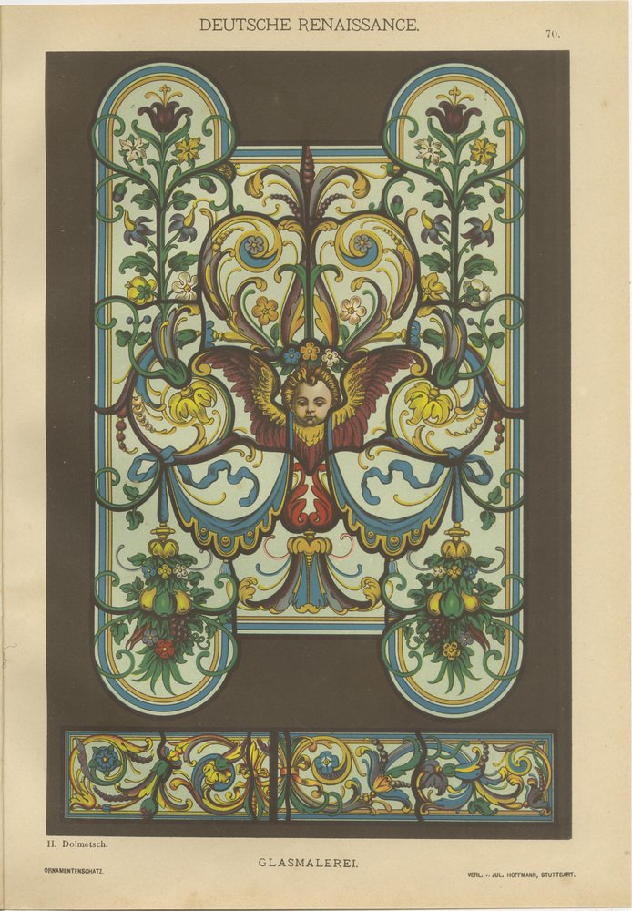 H. Dolmetsch, German Renaissance Design Prints, 1887, Paper, Set of 4 ...