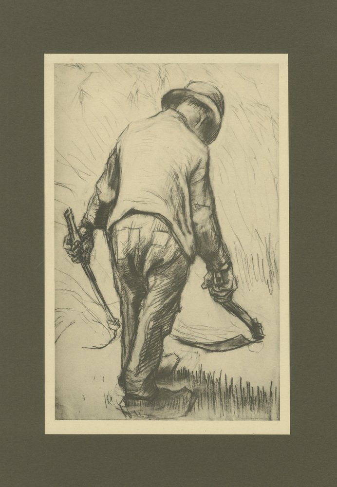 Nach Vincent Van Gogh, Bauer mit Sichel, 1928, Portfolio Print bei ...