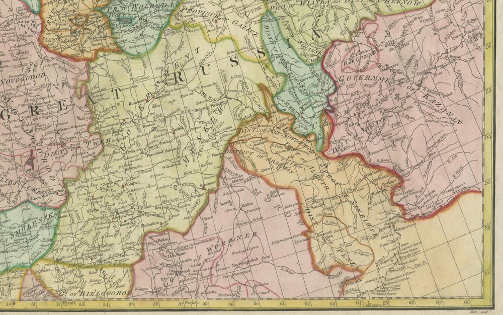 Historical Map of Northern Europe and Russia, 1788 for sale at Pamono