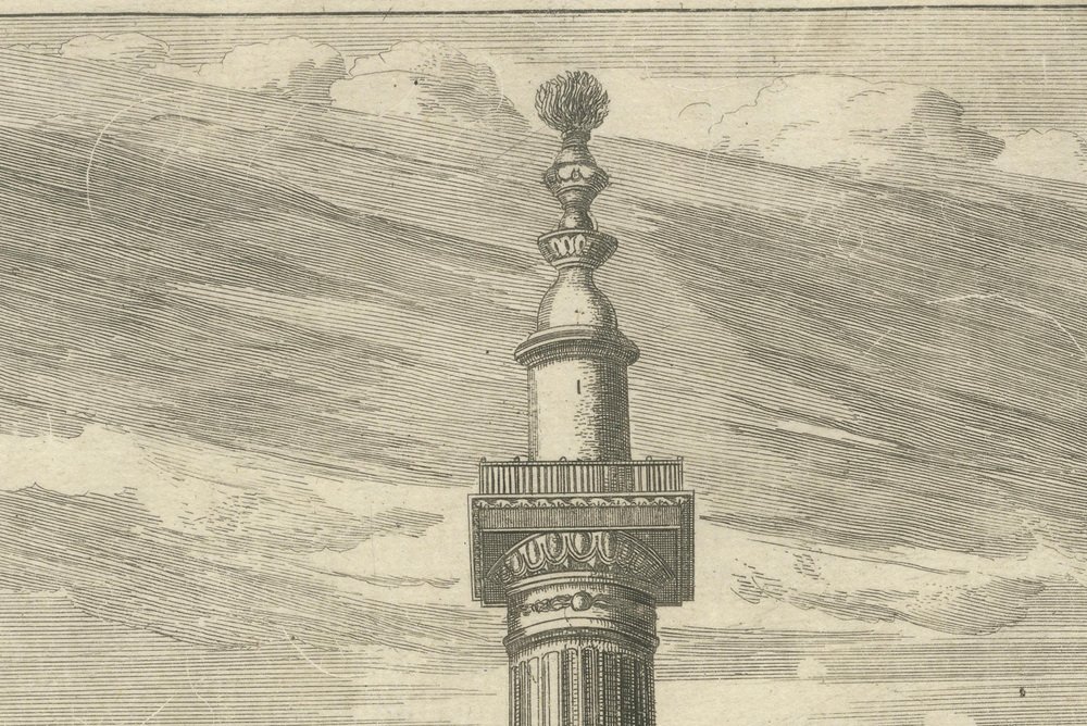 Historic Engraving of the Monument, London Bridge Ward, 1800s, Print ...