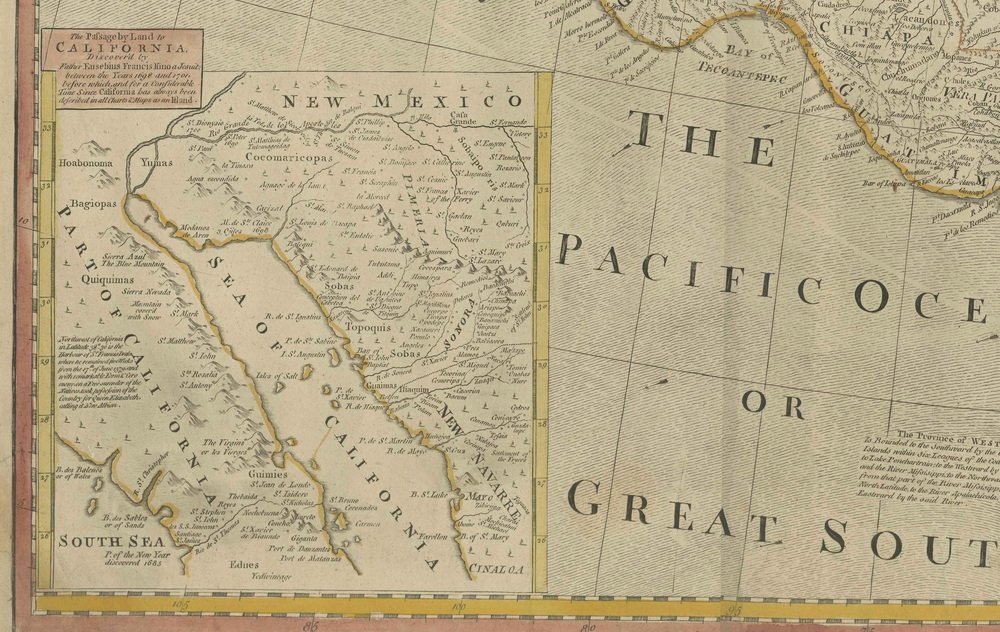 Antique Wall Map of North America, 1793 for sale at Pamono
