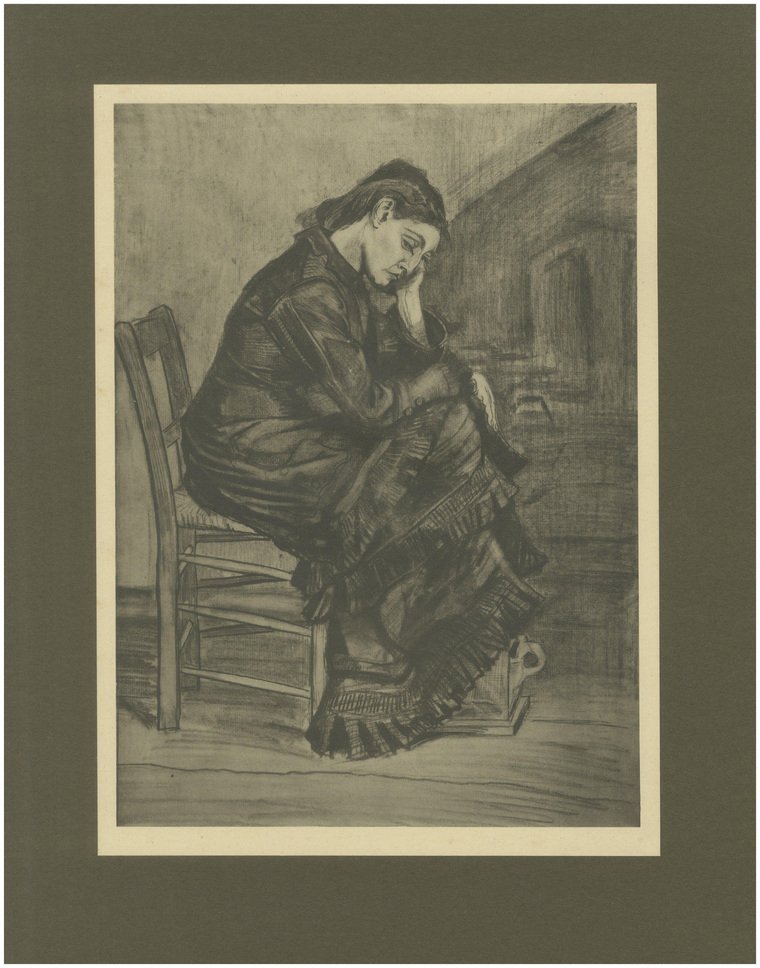 After Vincent Van Gogh, Dutch Period Sorrowing Woman, 1928, Portfolio ...