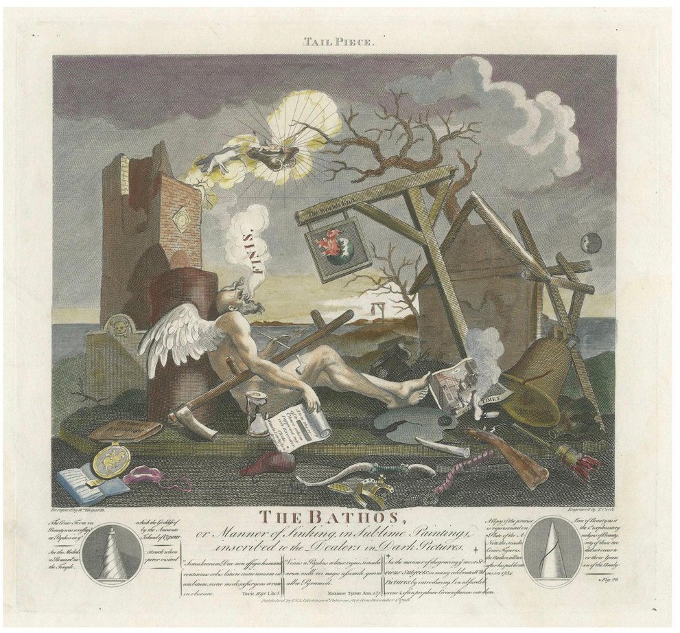 Hogarth, Final Satire: The Bathos, 1800, Print bei Pamono kaufen