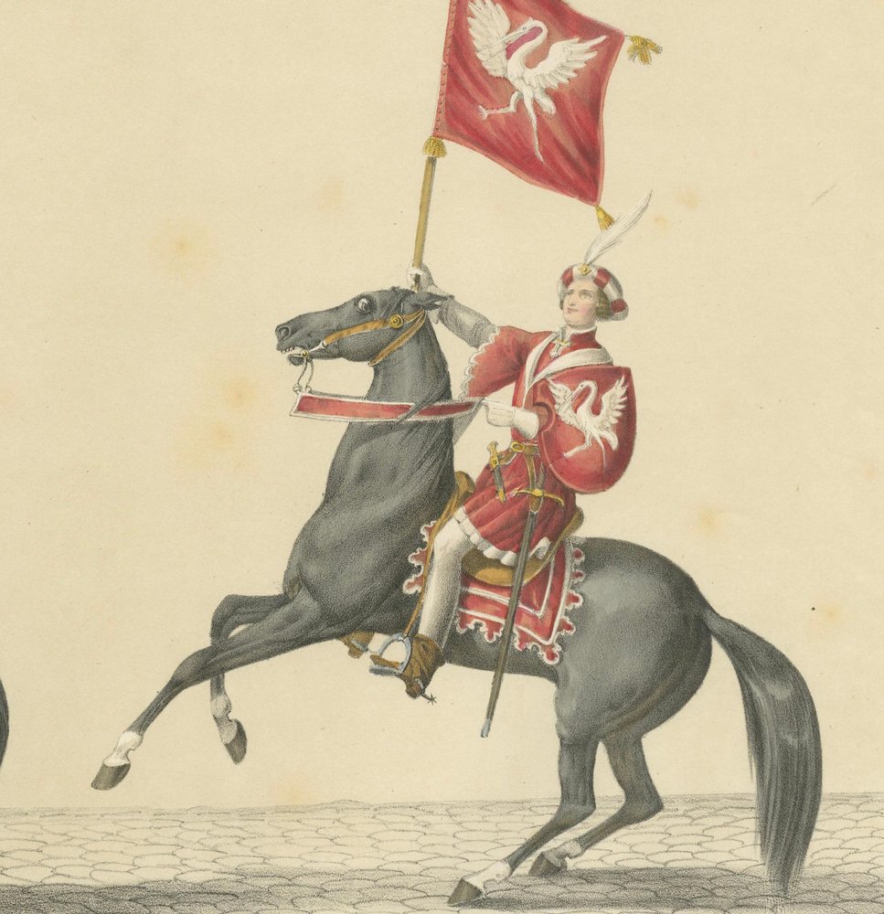 Chivalric Procession in Switzerland The Count of Bregenz and His Banner ...