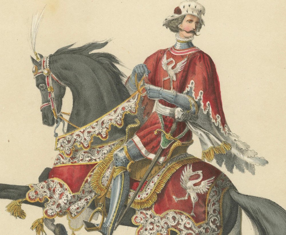 Chivalric Procession in Switzerland The Count of Bregenz and His Banner ...
