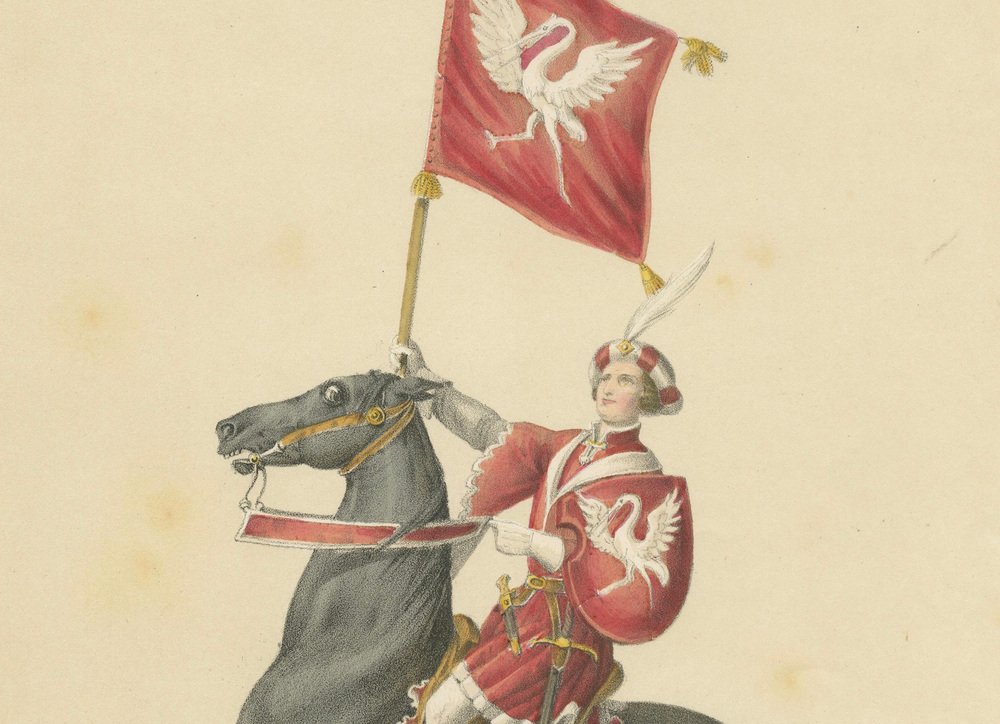 Chivalric Procession in Switzerland The Count of Bregenz and His Banner ...