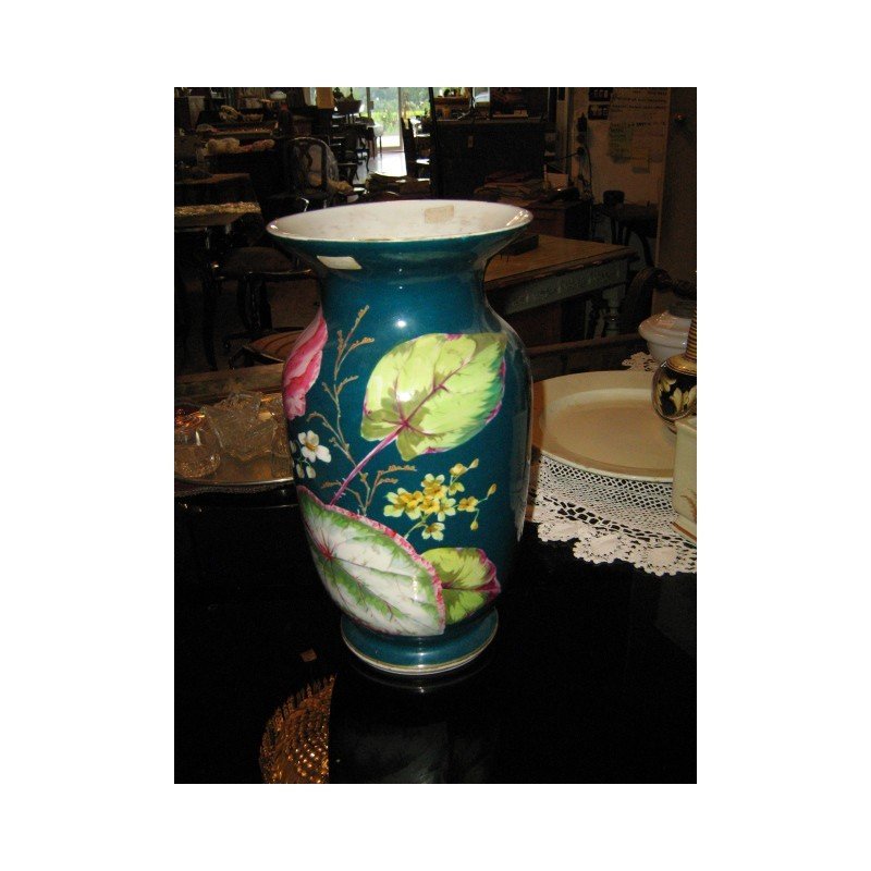 Hard-Paste Ceramic Vase, France, Late 19th Century for sale at Pamono