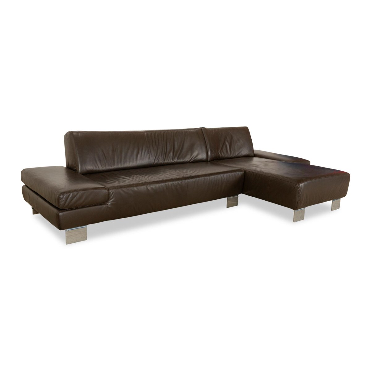 Taboo Leather Corner Sofa by Willi Schillig for sale at Pamono