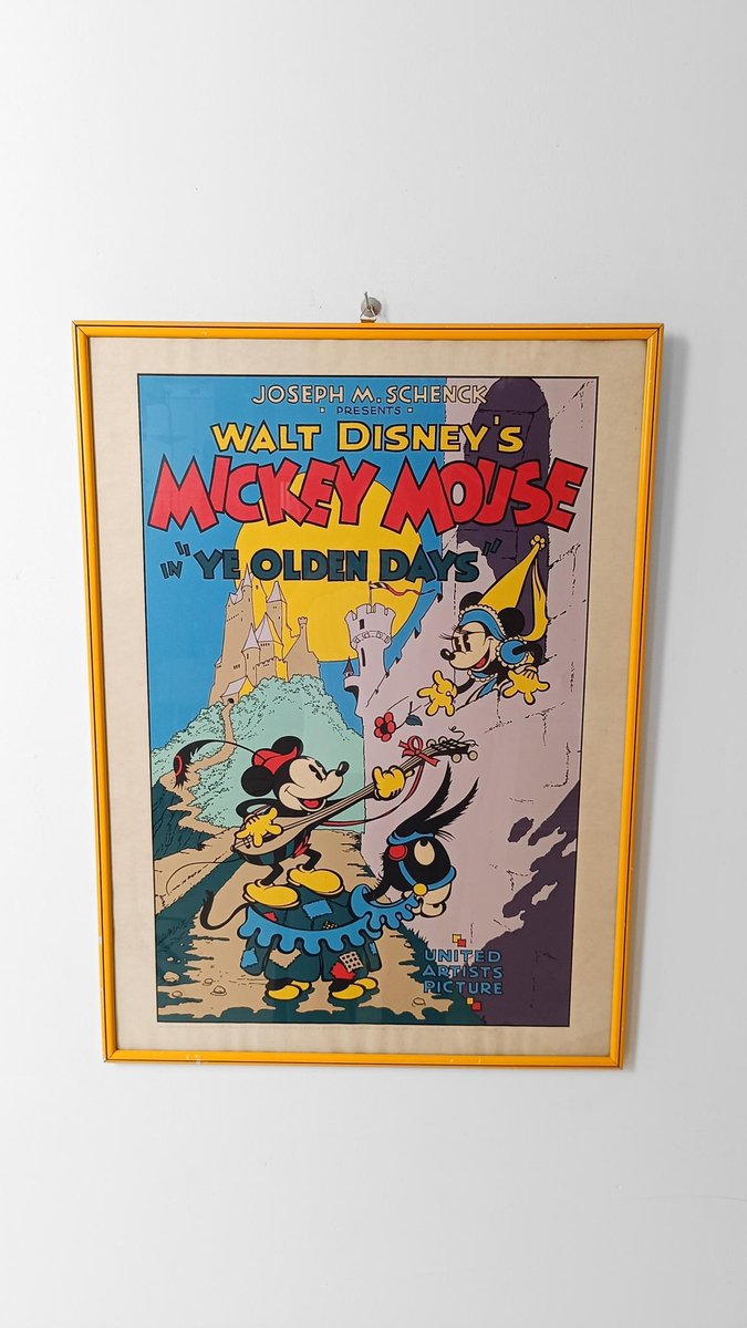 Walt Disneys Mickey Mouse Serigraph, 1970s for sale at Pamono