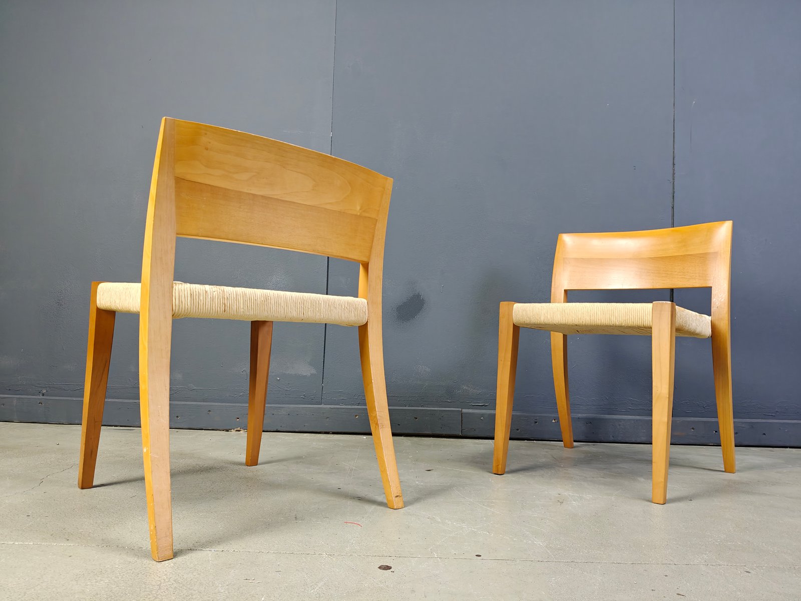 Sedie da pranzo Ticino di Bruno Reichlin per Molteni, anni '90, set di ...