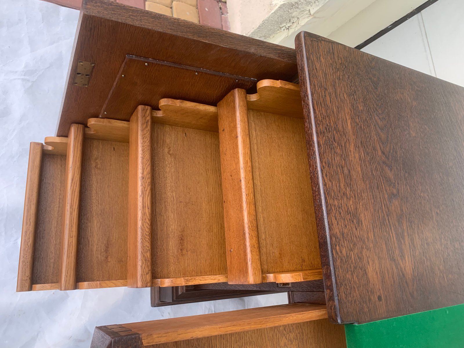 Neo-Renaissance Style Oak Executive Desk, 1930s for sale at Pamono