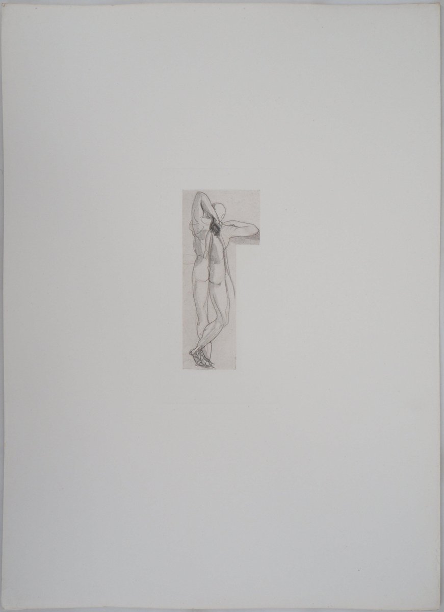After Auguste Rodin, Shadow of a Warrior, Engraving for sale at Pamono