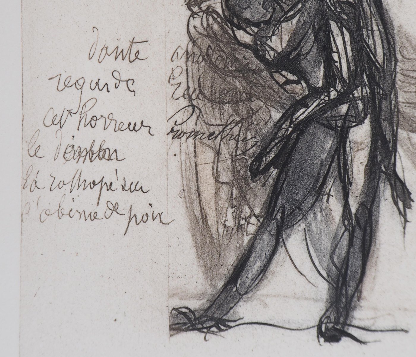 After Auguste Rodin, Demon Showing a Shadow Fallen in the Pitch ...
