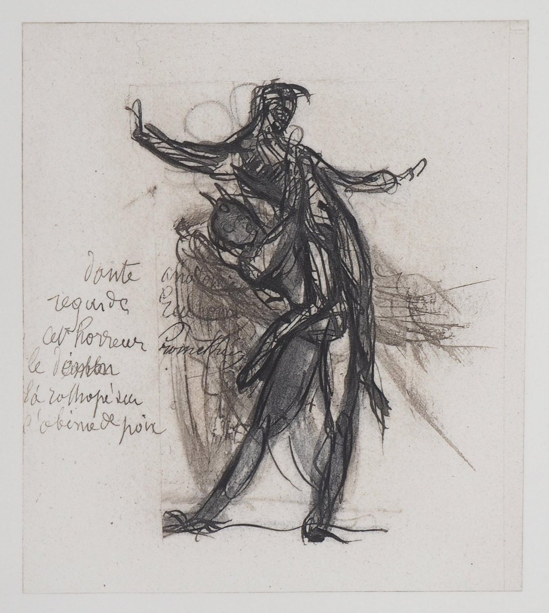 After Auguste Rodin, Demon Showing a Shadow Fallen in the Pitch ...