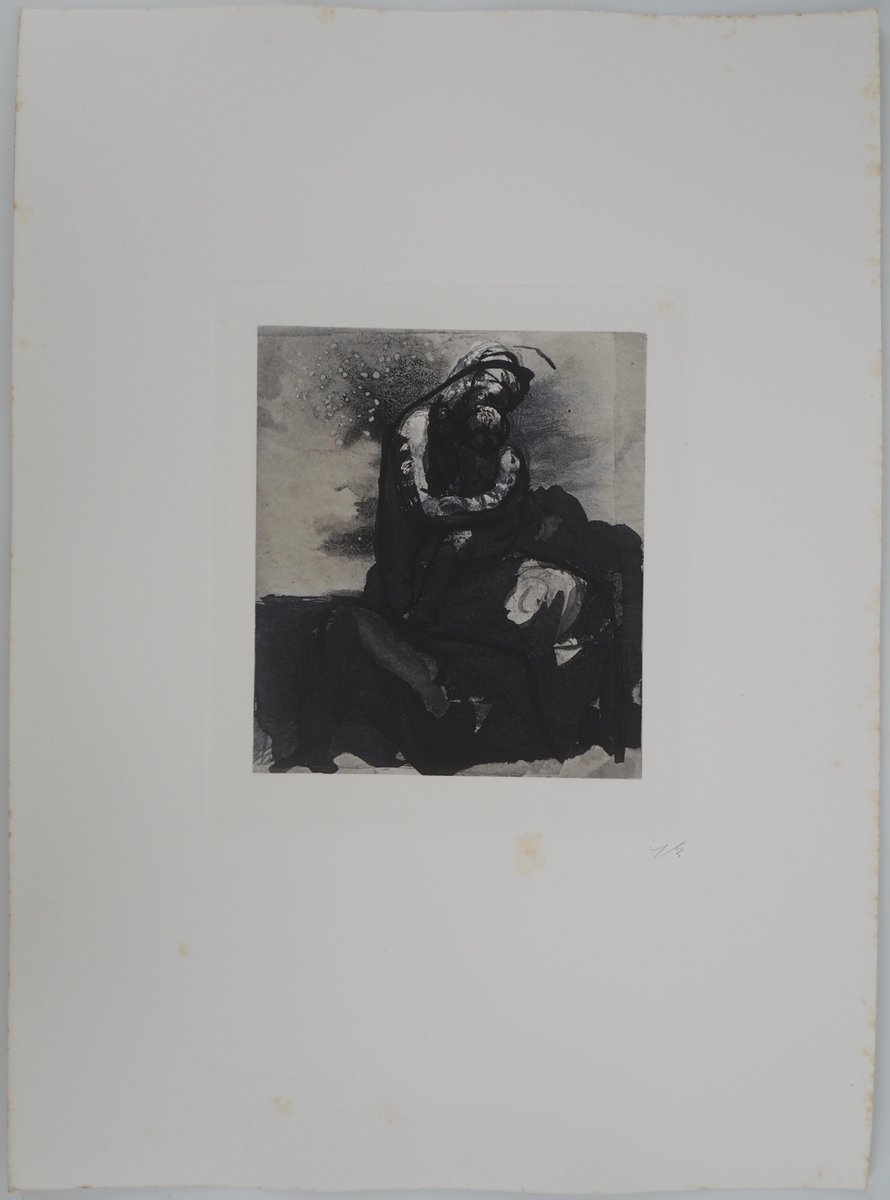 After Auguste Rodin, The Mother and Her Child, Engraving for sale at Pamono