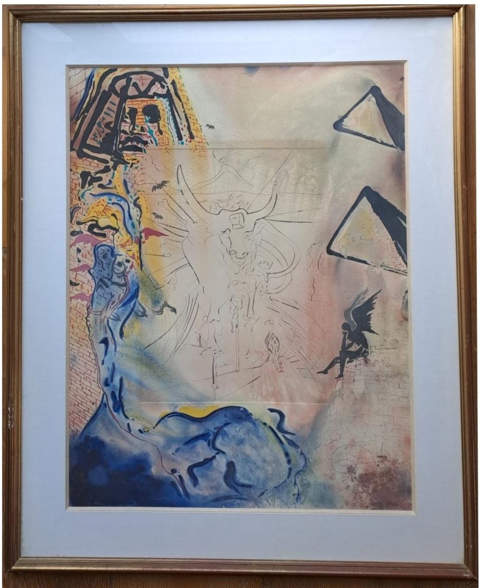 Salvador Dali, The Dream of Moses, Original Lithograph for sale at Pamono