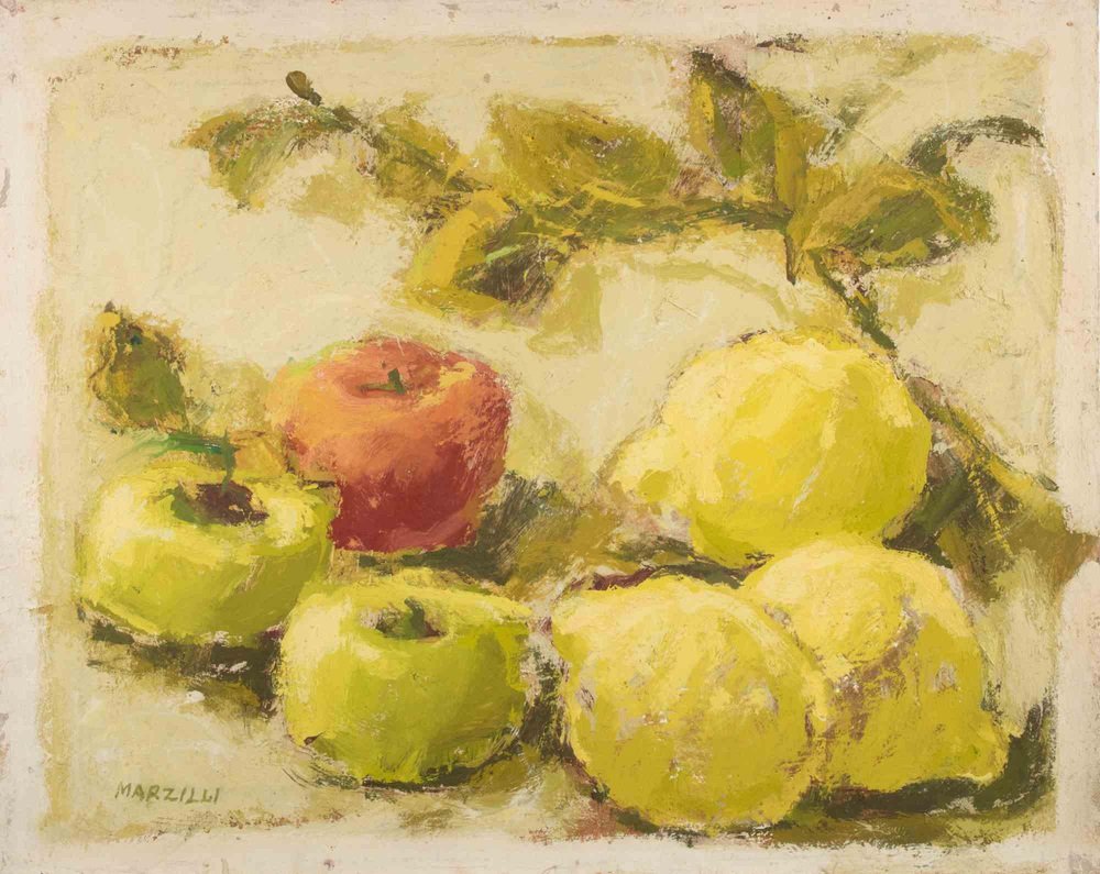 Franco Marzilli, Still Life, Oil Painting, 1970s for sale at Pamono