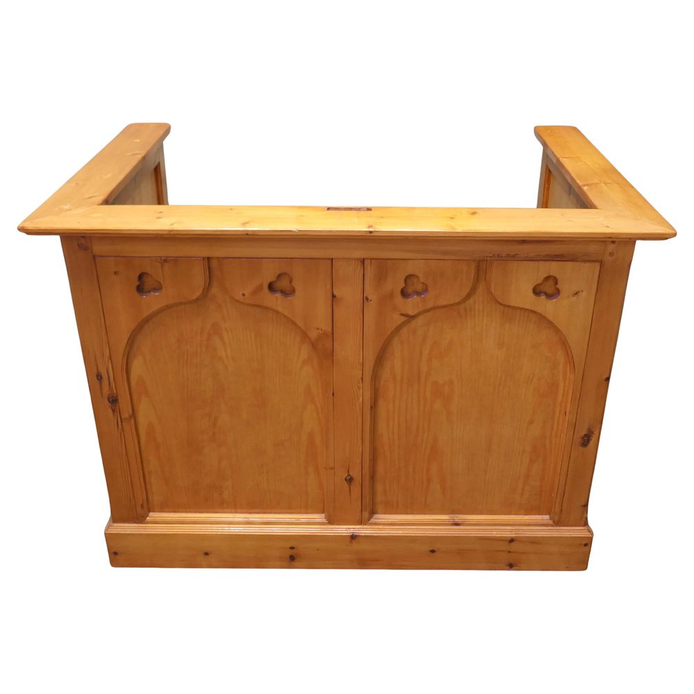 Arts and Crafts Pine Reception Desk, 1960 for sale at Pamono