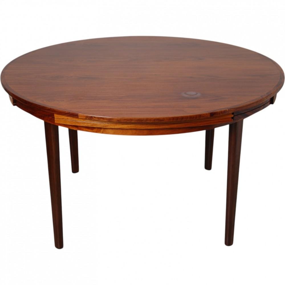 Flip Flap Dining Table in Rosewood from Dyrlund, 1960s for sale at Pamono