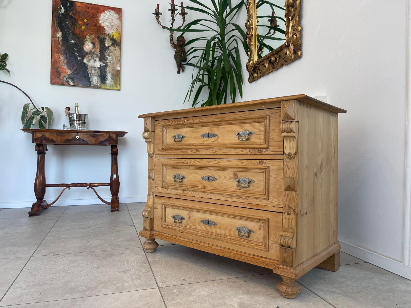 Wilhelminian Chest of Drawers in Spruce for sale at Pamono