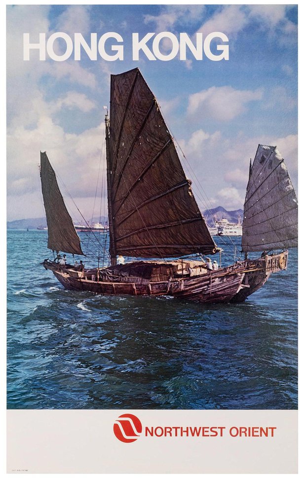 Northwest Orient Airlines, 1960s, Paper for sale at Pamono