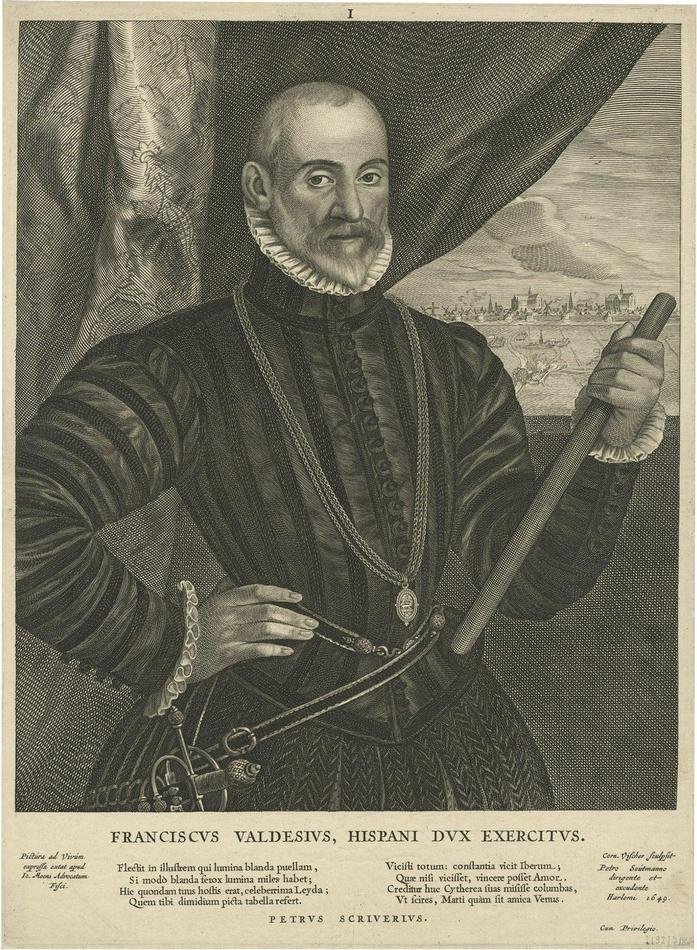 C. Visscher, Franciscus Valdesius, Commander of the Spanish Troops ...