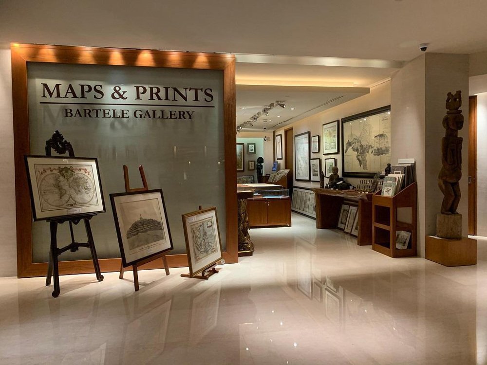 Antique Map of the Mughal Empire by Van Der Aa, 1725 for sale at Pamono