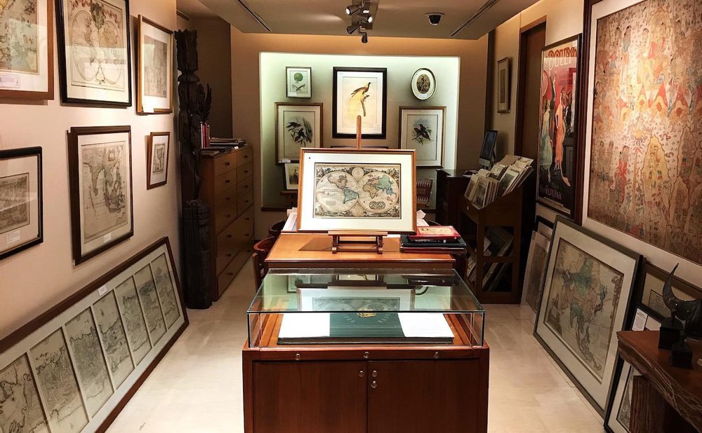 Gran mapa antiguo de las islas británicas en venta en Pamono