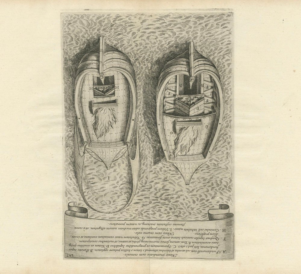 Fire Ship Design of the Eighty Years War, 1632, Paper for sale at Pamono