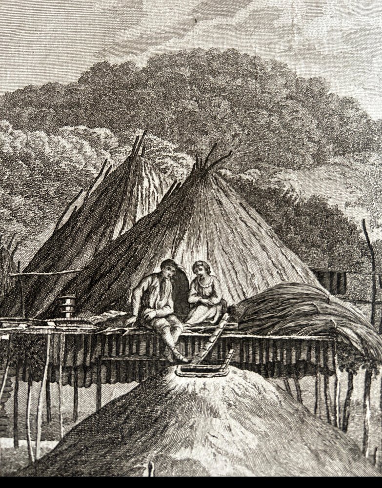 James Cook, Summer & Winter Houses, Kamchatka Cook Voyage, 1803 ...