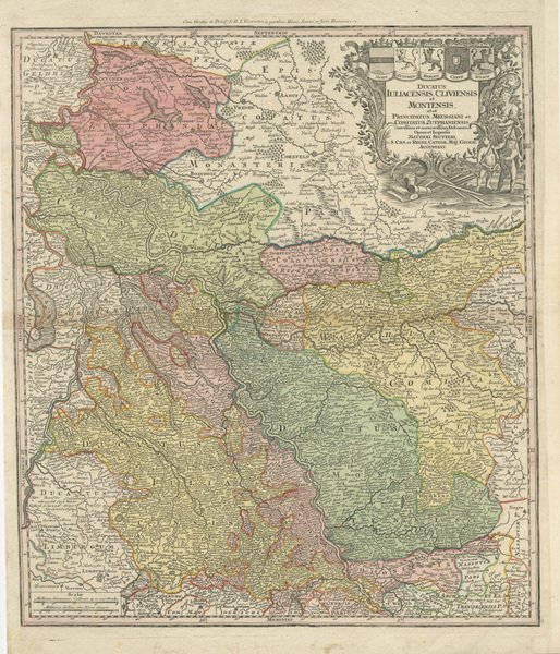 Antique Map of Western Germany for sale at Pamono