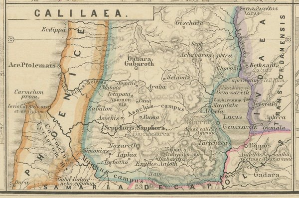 Levant in Antiquity Map, 1880 for sale at Pamono