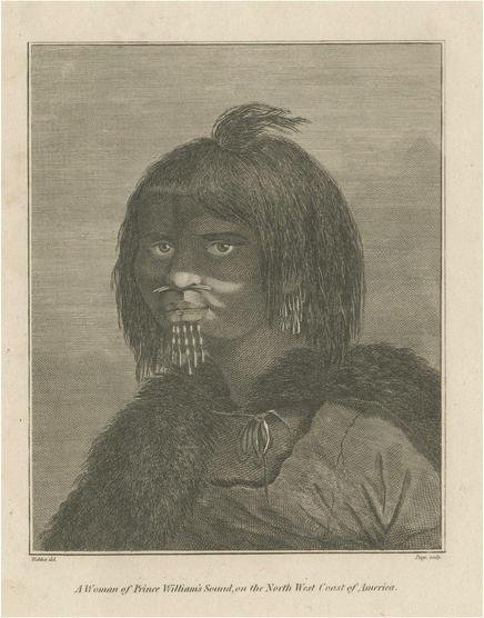 John Webber, Alaskan Woman, 1799, Print for sale at Pamono