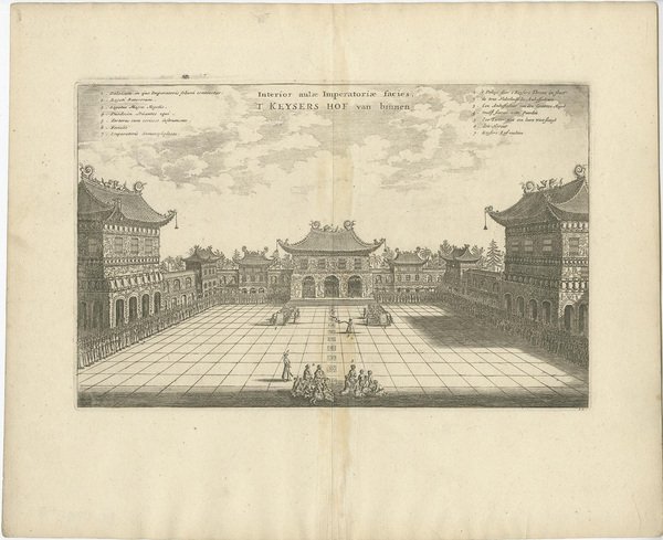 Imperial Palace in Peking, 1668, Paper for sale at Pamono
