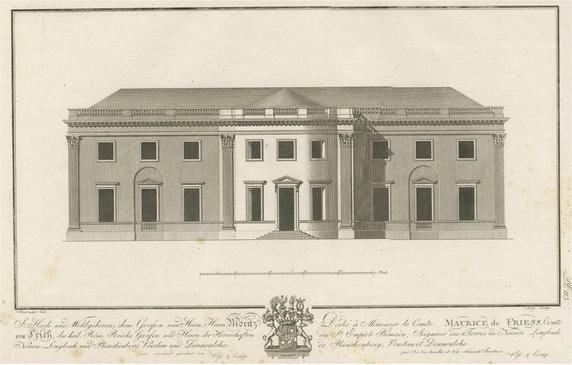 Residence of Count Moritz Von Fries, 1800, Paper for sale at Pamono