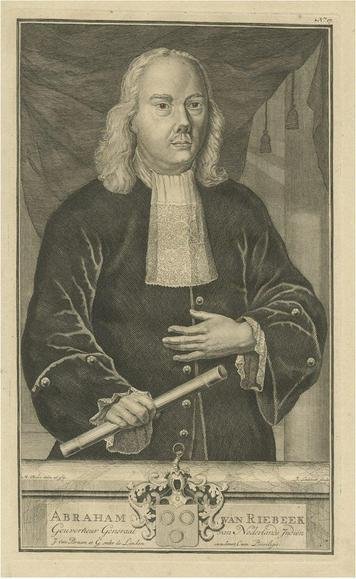 Valentijn, Abraham Van Riebeeck, Governor-General of the VOC, Dutch ...