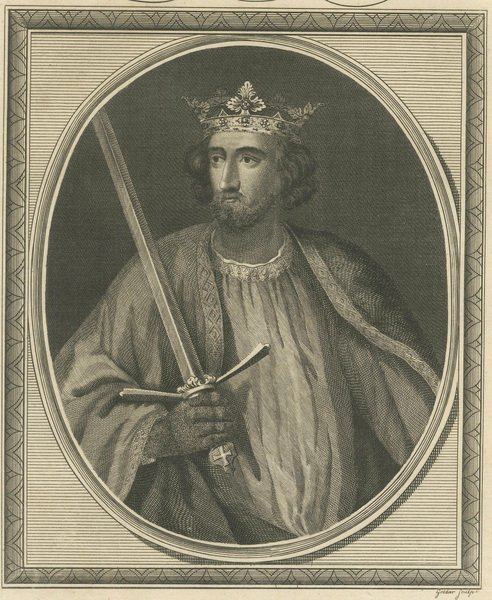 1787 Engraved Portrait of King Edward I - Hammer of the Scots for sale ...
