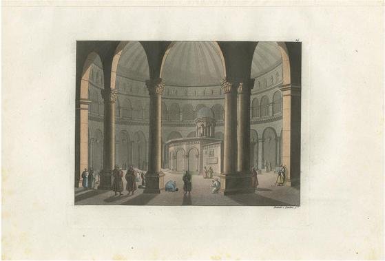 Ferrario, The Church of the Holy Sepulchre, 1831, Print for sale at Pamono