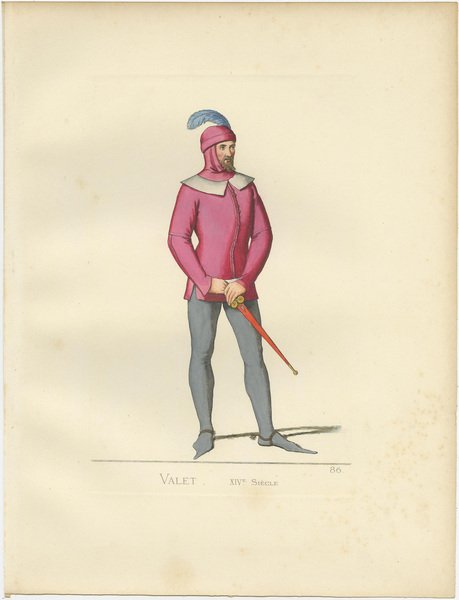 Bonnard, Italian Valet, 1860, Paper for sale at Pamono